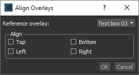 Overlay Pop-Up Menu