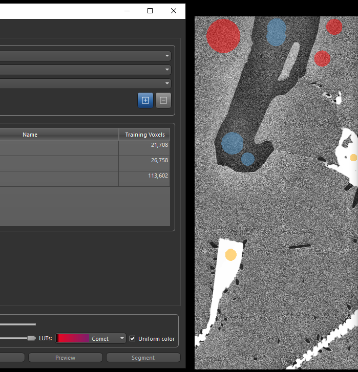Training Classifiers for Segmentation