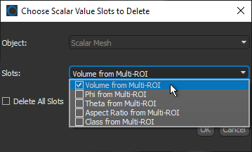 Deleting Scalar Values from Meshes