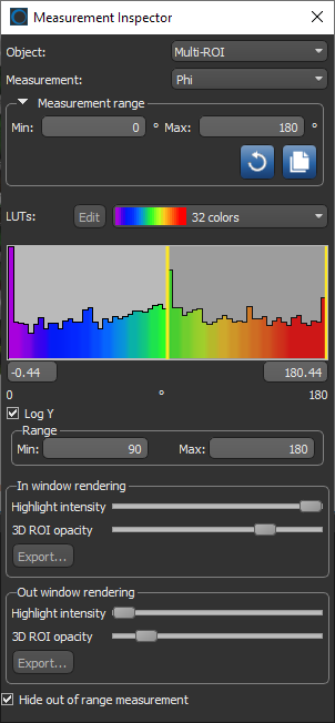 Using the Measurement Inspector
